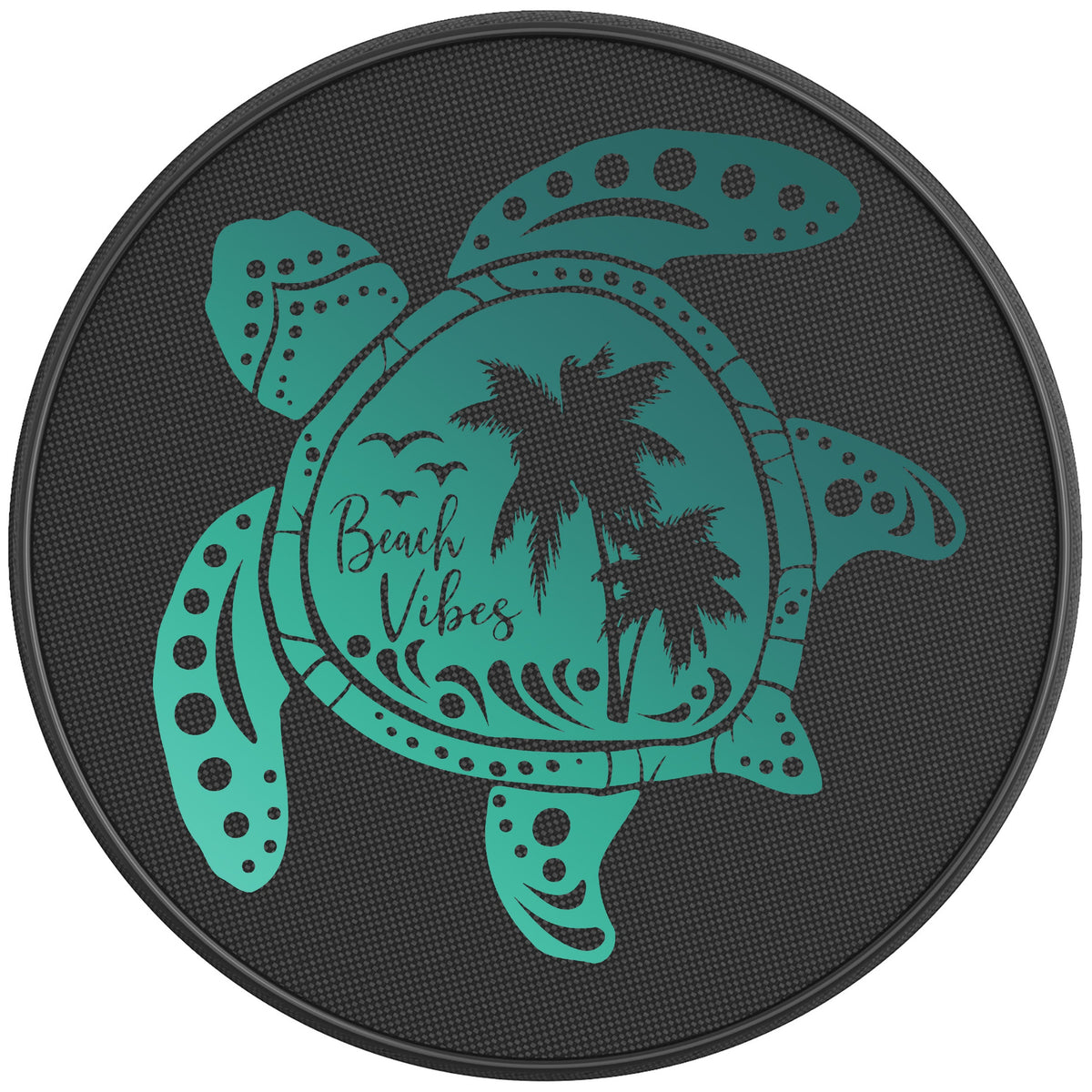Beach Vibes Sea Turtle Tire Cover For Jeep Wrangler| Four Wheel Covers