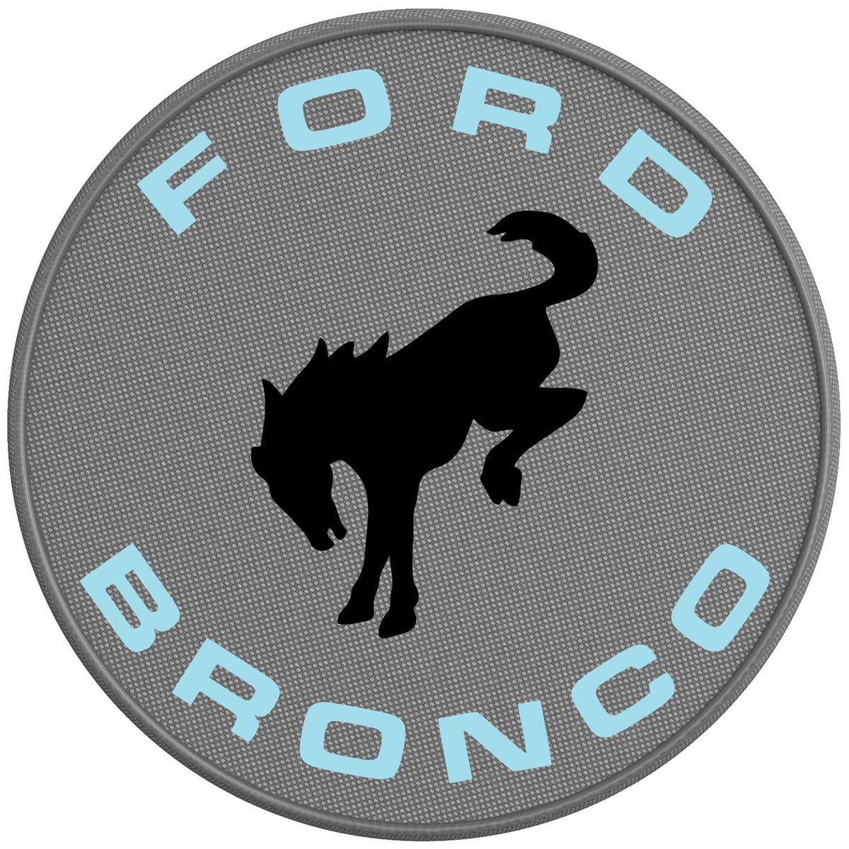 Bucking Ford Bronco Robins Egg Blue Tire Cover For Ford Bronco| Four ...