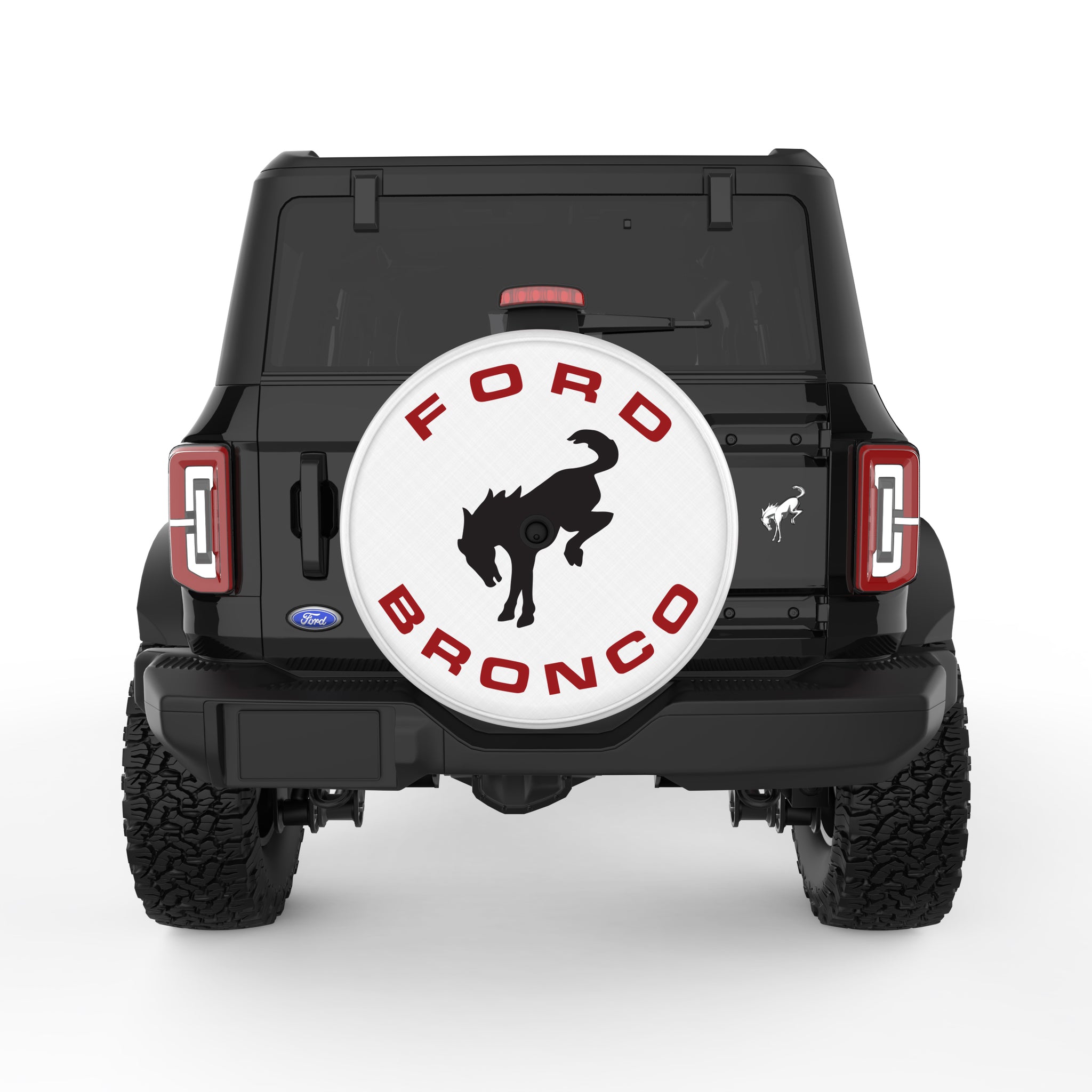 Bucking Ford Bronco Tire Cover For Ford Bronco| Four Wheel Covers
