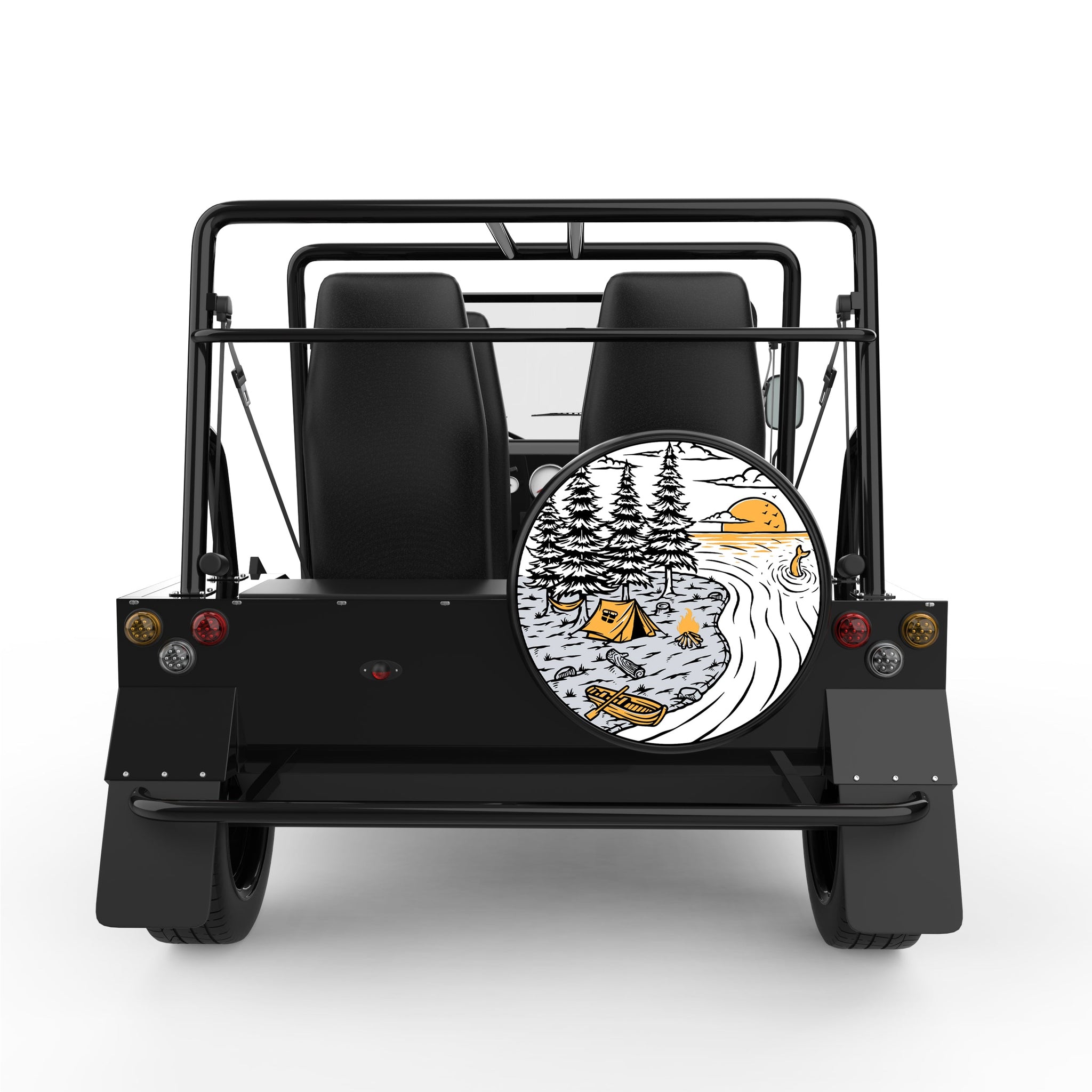 Camping Moke Tire Covers – Four Wheel Covers