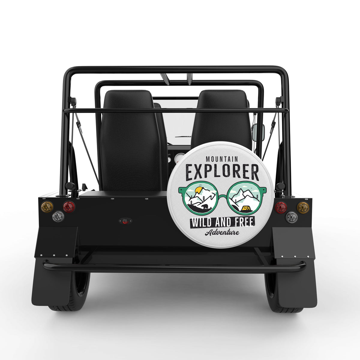 Mountain Explorer Tire Cover For Moke| Four Wheel Covers