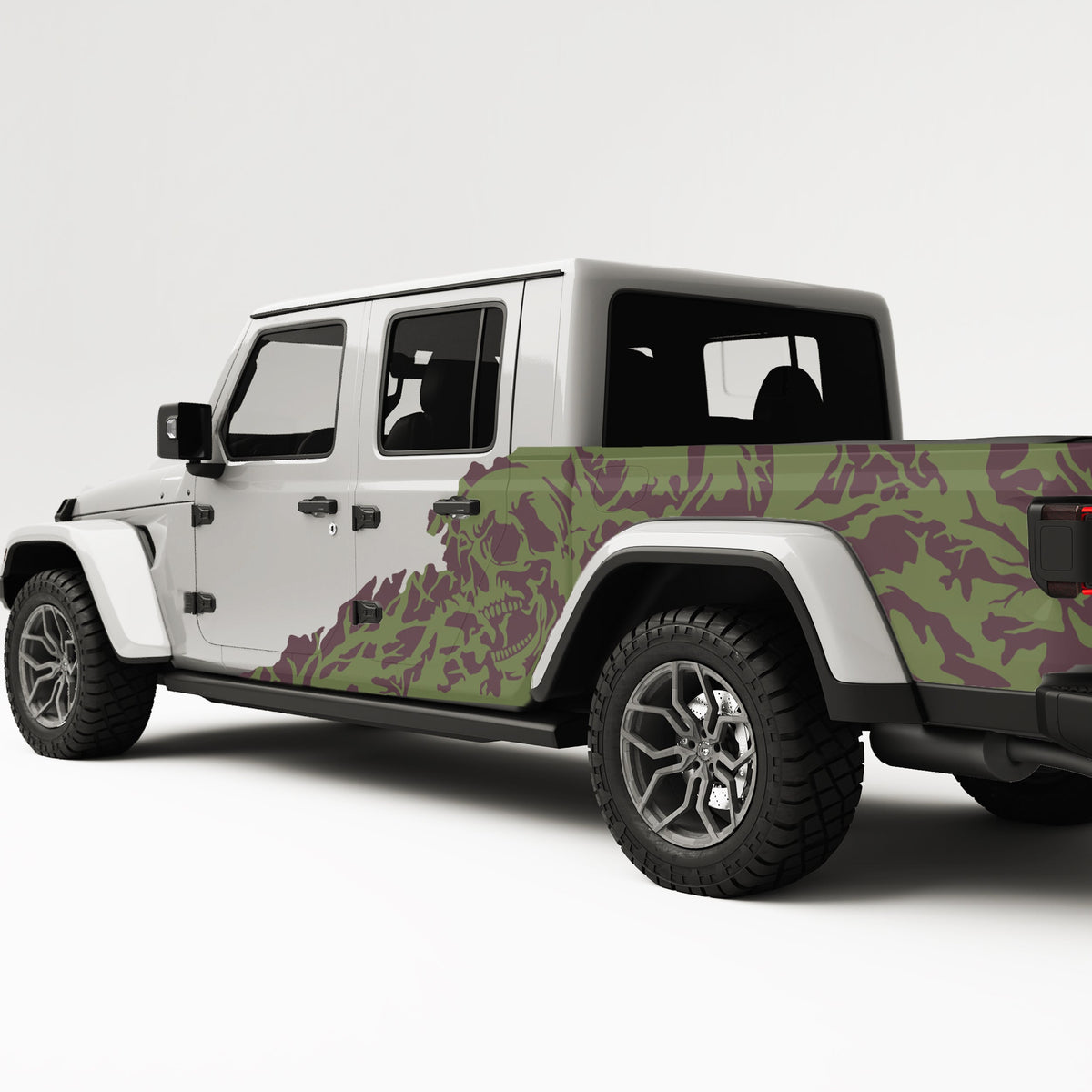 Nightmare Side Graphics Side Graphic Decal For Jeep Gladiator| Four ...