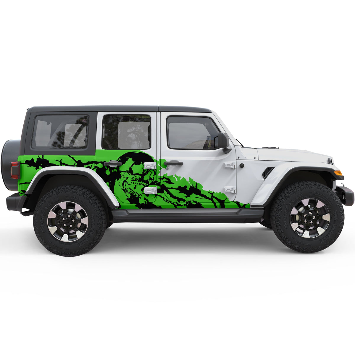Nightmare Side Graphics Side Graphic Decal For Jeep Wrangler| Four ...