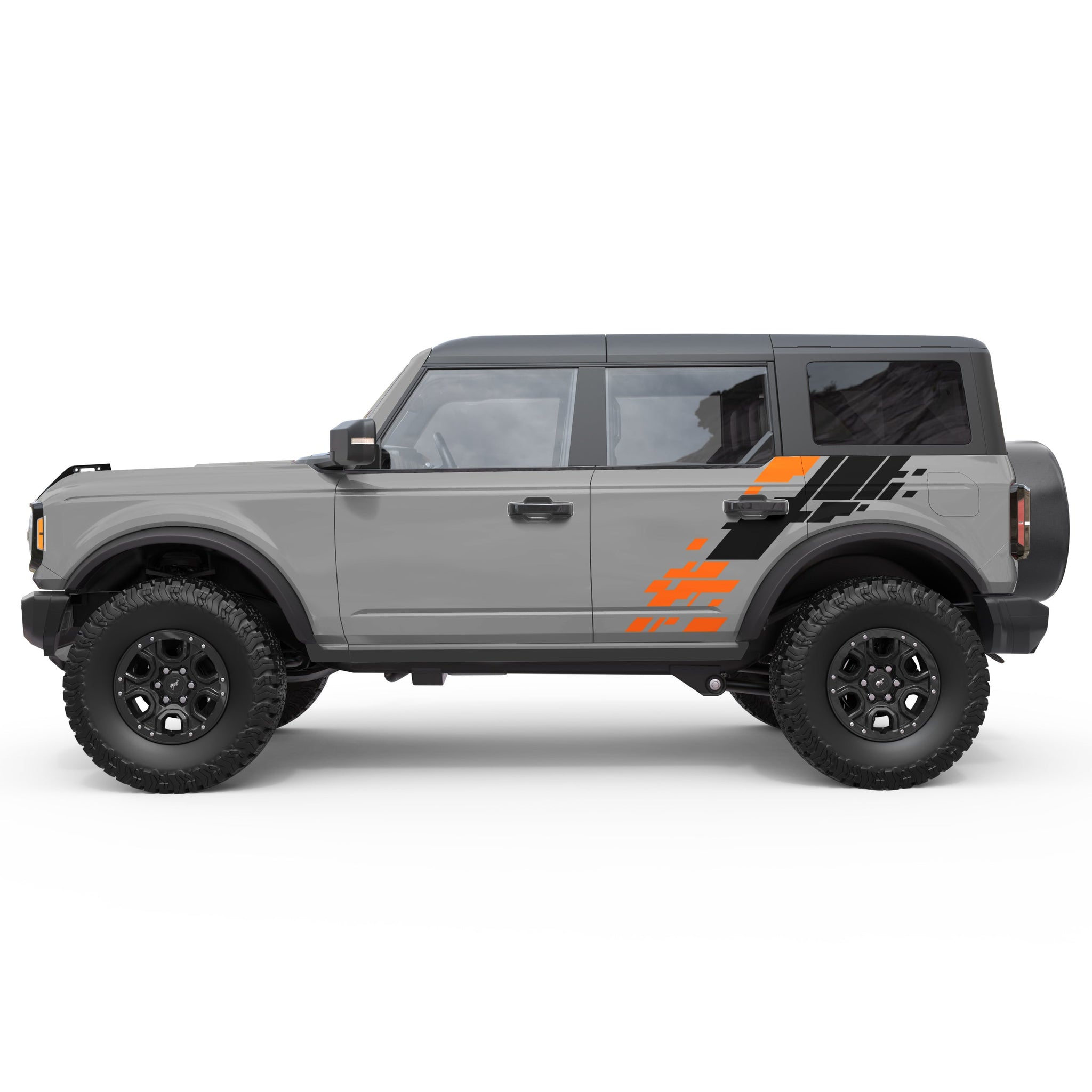 Quarter Panel Side Graphic Side Graphic Decal For Ford Bronco| Four ...