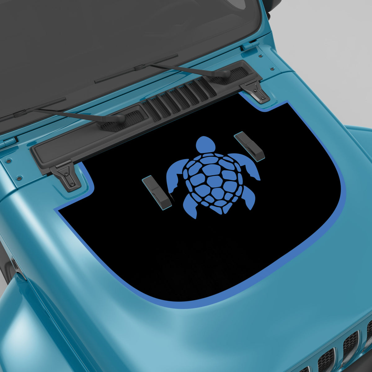 SEA TURTLE JEEP GLADIATOR HOOD DECALS| FOUR WHEEL COVERS – Four Wheel ...