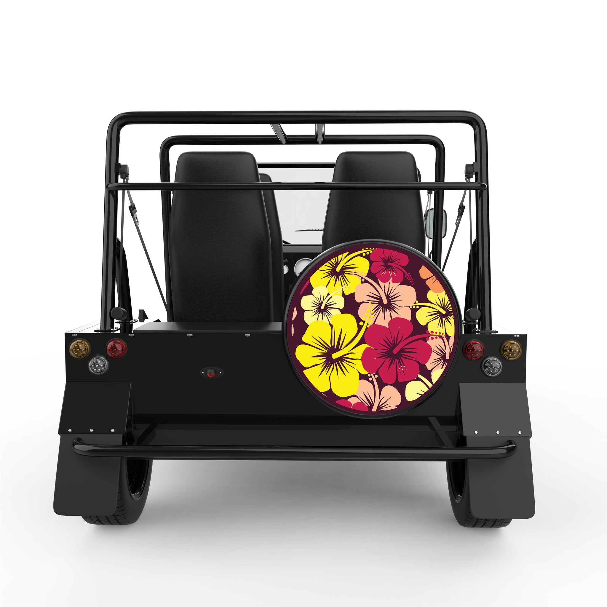 Flowers Moke Tire Covers | Made in The USA Tire Covers | Four Wheel Covers