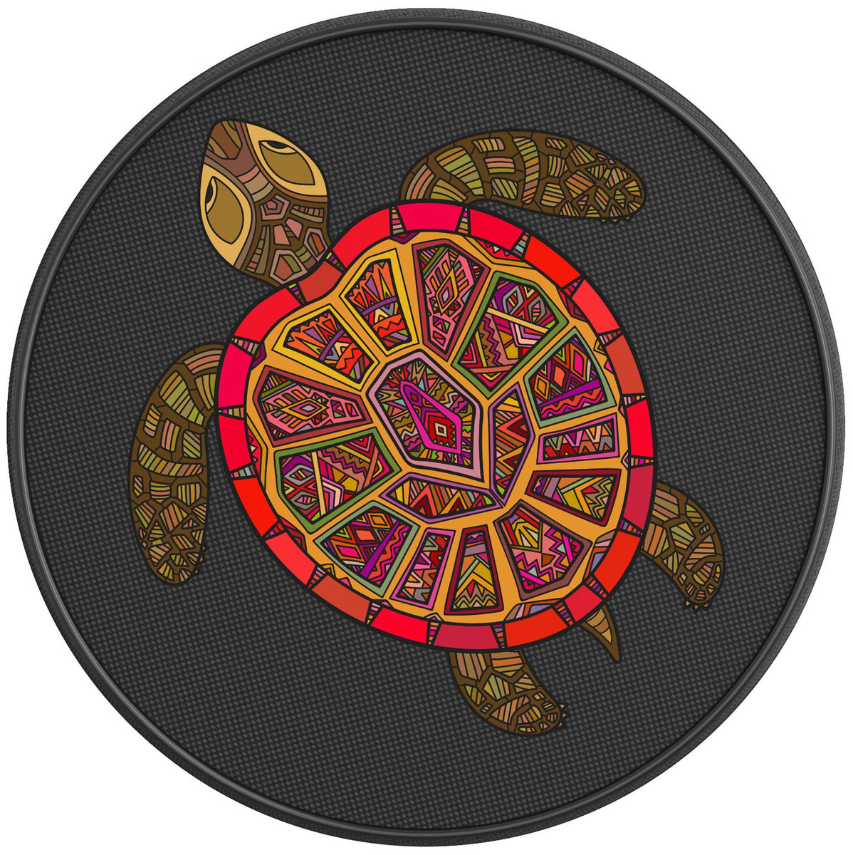 Colorful Ocean Turtle Tire Cover | Four Wheel Covers