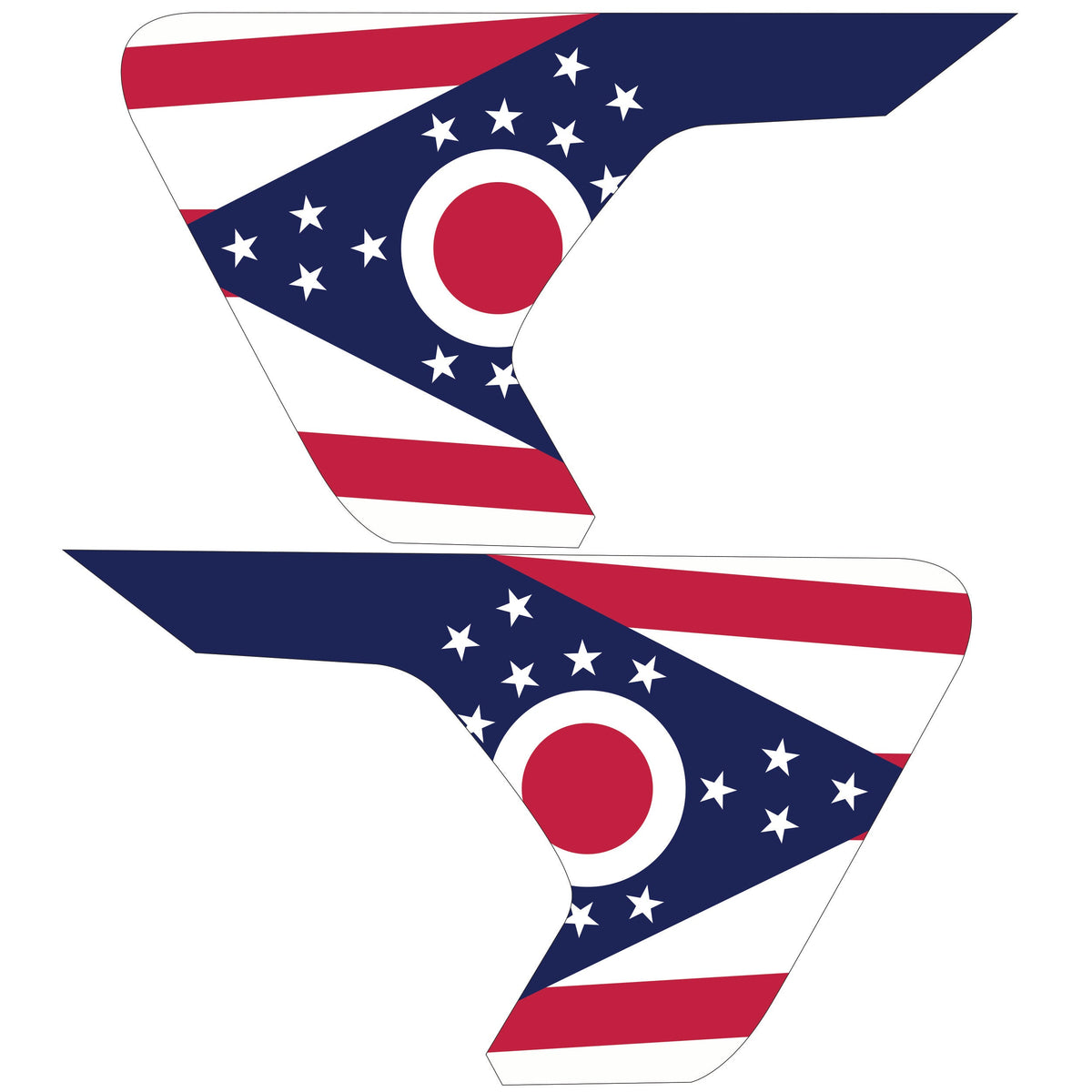 Ohio State Flag Fender Vent Decal For 2018+ Jeep Wrangler & Gladiator ...