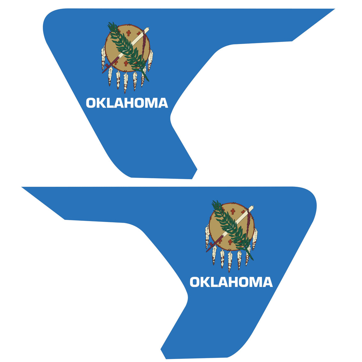Oklahoma State Flag Fender Vent Decal For 2018+ Jeep Wrangler ...