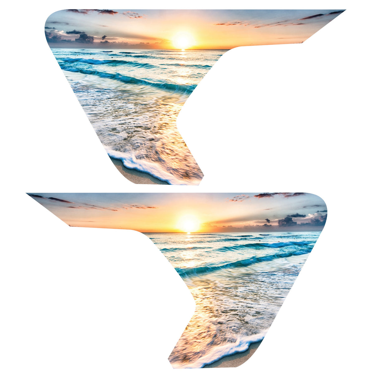 Shore Sunset Fender Vent Decal For 2018+ Jeep Wrangler & Gladiator ...